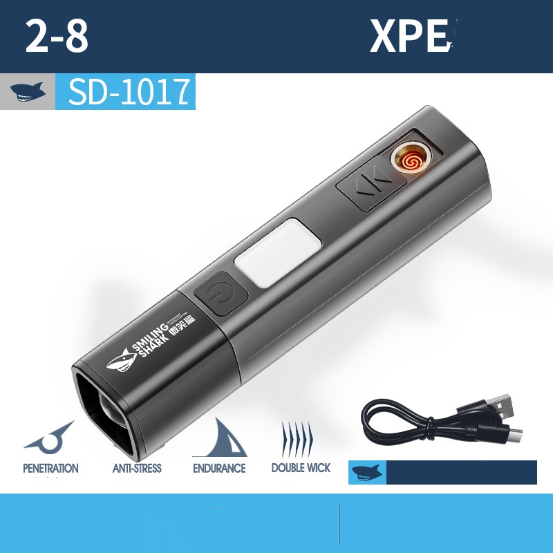 Jual Senter Smiling Shark SD1017 Senter LED Camping Kemah pemantik ...