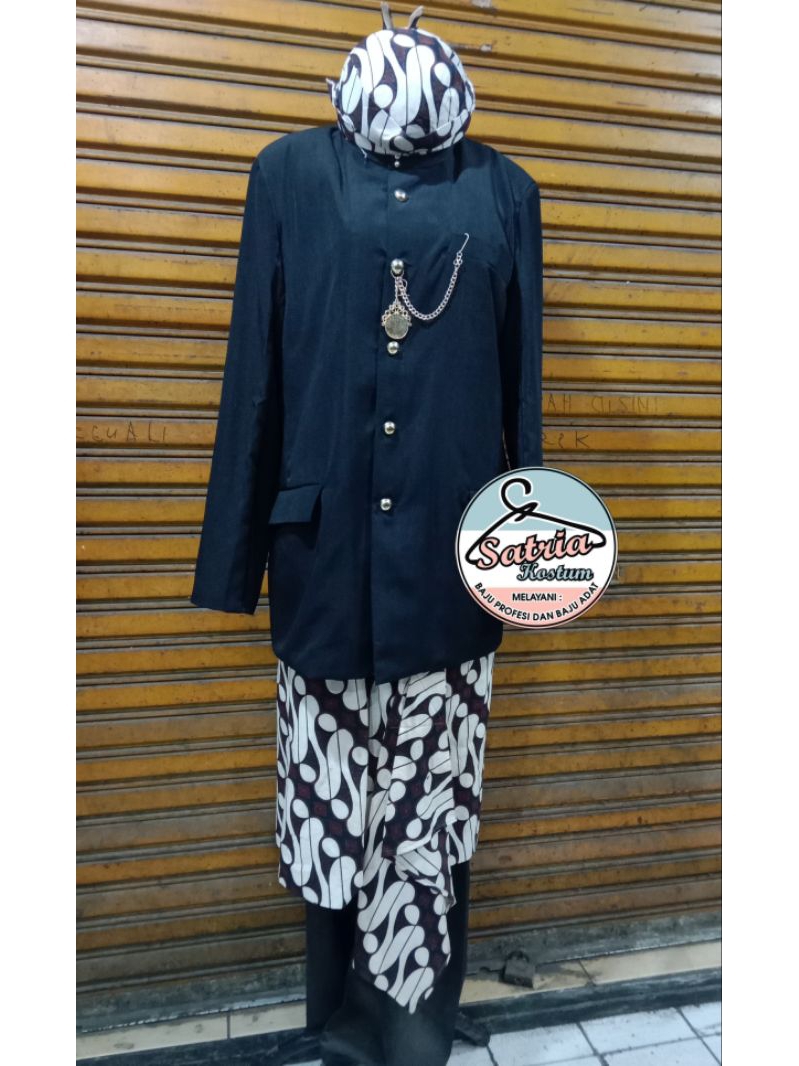 Jual SATU SET LENGKAP BAJU BASOFI DEWASA. SATU SETEL BAJU ADAT JAWA ...