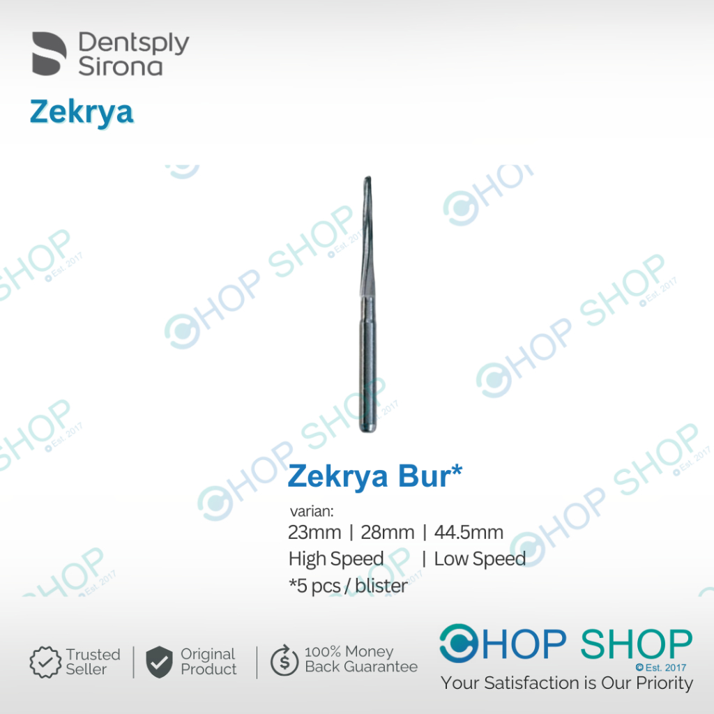 Jual ORIGINAL Dentsply Bur Zekrya Zekria Bur Tulang Highspeed Belah ...