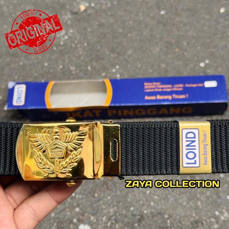 Jual Sabuk LOIND Bea Cukai Slorok polos | Ikat Pinggang LOIND Bea Cukai slorok. Original ...