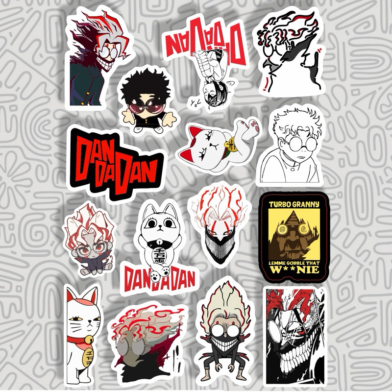 Jual Sticker vinyl Anime Dandadan || sticker case hp okaru momo ayase ...