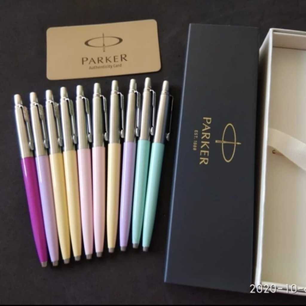 Jual ballpoint parker jotter plastik kombinasi warna ( pastel / regular ...