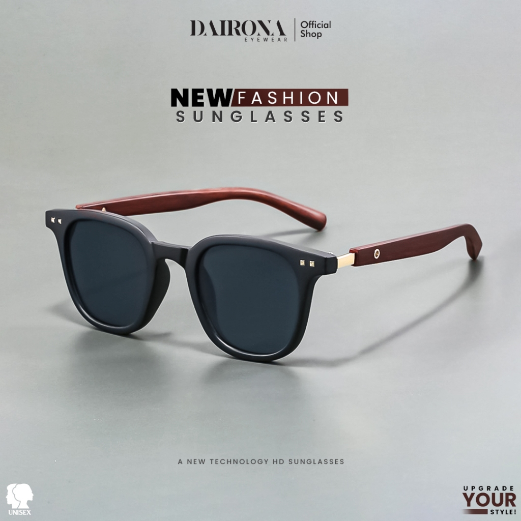 Jual Dairona Eyewear Kacamata Hitam Sunglasses Anti UV400 Polarized Sinar Matahari Kacamata ...