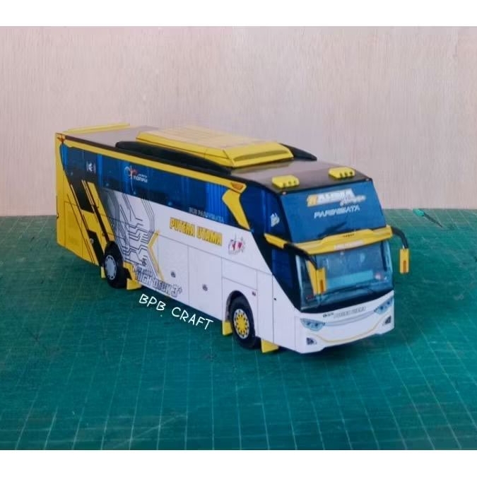 Jual Miniatur papercraft bus putera utama Rahma nursyifa | Shopee Indonesia