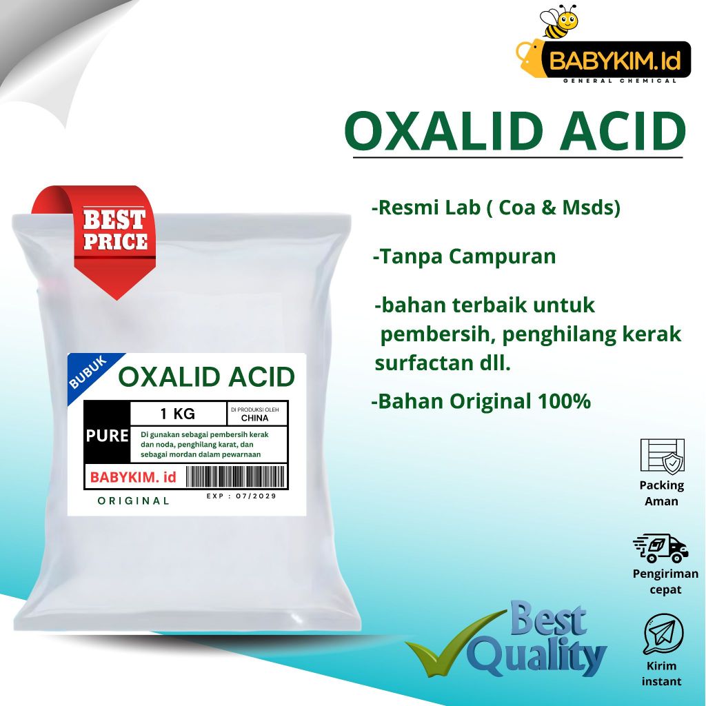 Jual Oxalid Acid 1 Kg / Asam Oksalat 1 Kg | Shopee Indonesia