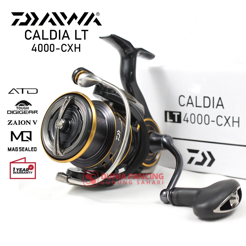Jual Reel Spinning Daiwa Caldia LT 2021 3000-CXH , 3000-XH , 4000-CXH | Shopee Indonesia