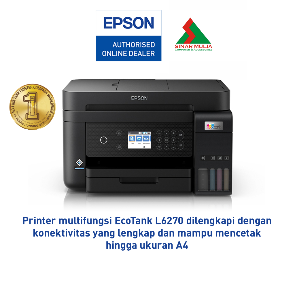 Jual Epson EcoTank L6270 A4 Wi-Fi Duplex All-in-One Ink Tank Printer ...