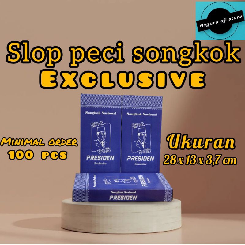 Jual Slop/Box Kemasan Peci Songkok kopiah 5 kodi (100 Pcs) | Shopee ...