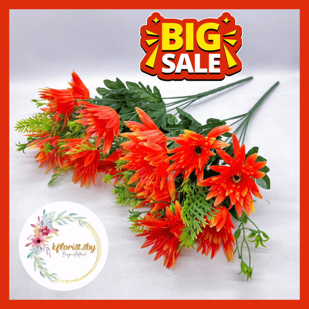 Jual Rumput Aster Plastik Cabang 7/ rumput Achilea Artificial Dekorasi ...