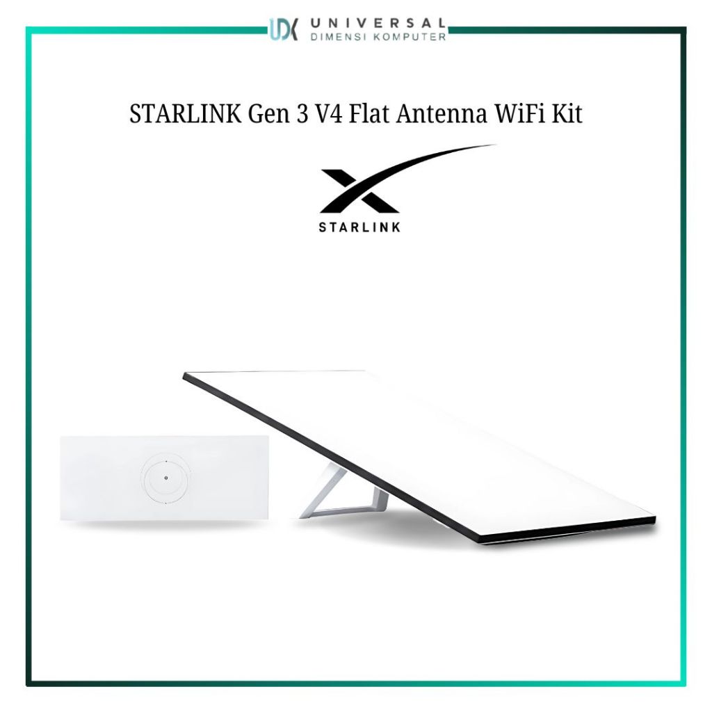 Jual STARLINK Gen 3 V4 Flat Antenna WiFi Kit | Shopee Indonesia