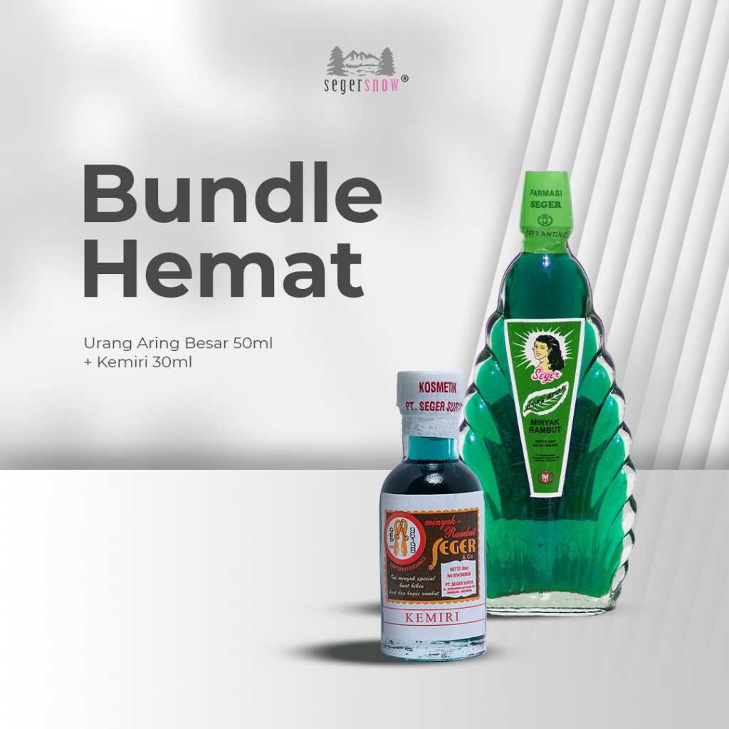 Jual Seger Snow Bundle Hemat | Urang Aring 50ml + Kemiri 30ml | Minyak ...