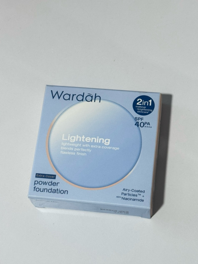 Jual WARDAH LIGHTENING POWDER FOUNDATION SPF 40 PA++++ EXTRA COVERAGE ...