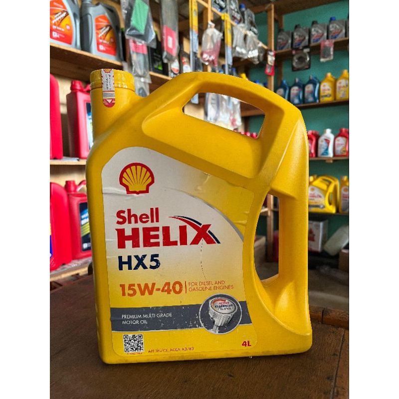 Jual OLI SHELL HELIX HX 5 15W40 4L | Shopee Indonesia