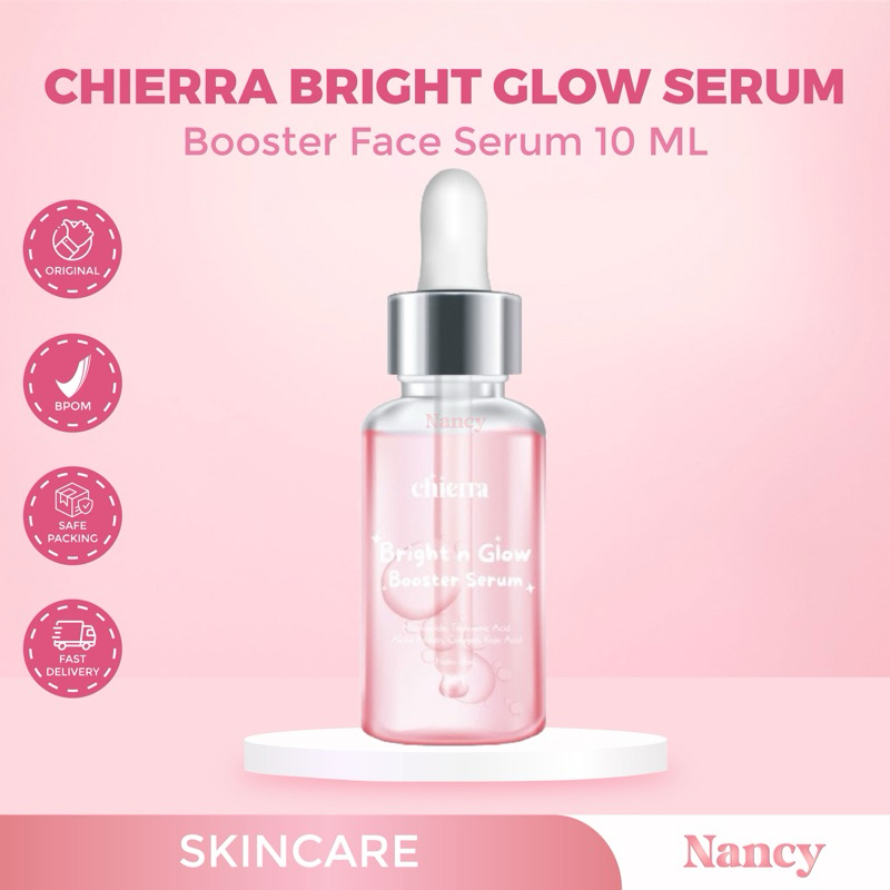 Jual CHIERRA BRIGHT AND GLOW BOOSTER SERUM WAJAH PENCERAH 10 ML BPOM ...