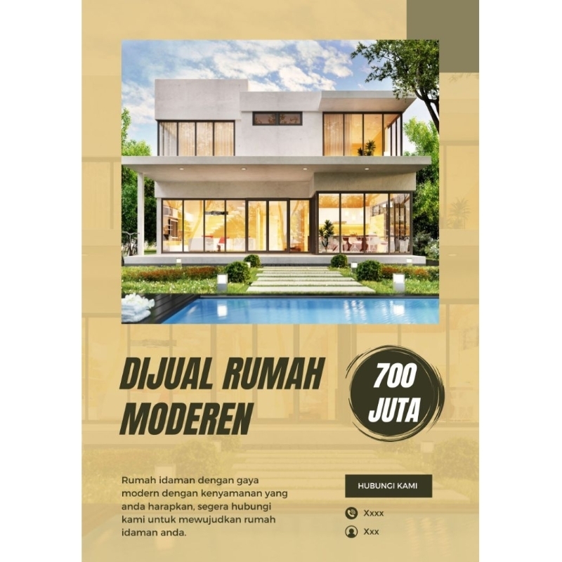 Jual Poster Digital Promosi Rumah | Shopee Indonesia