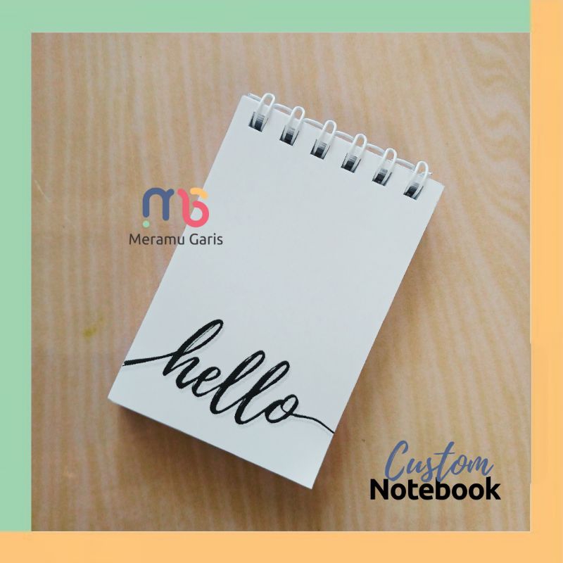 Jual Notebook Custom Jilid Spiral | Notebook Mini | Buku Catatan Kecil ...