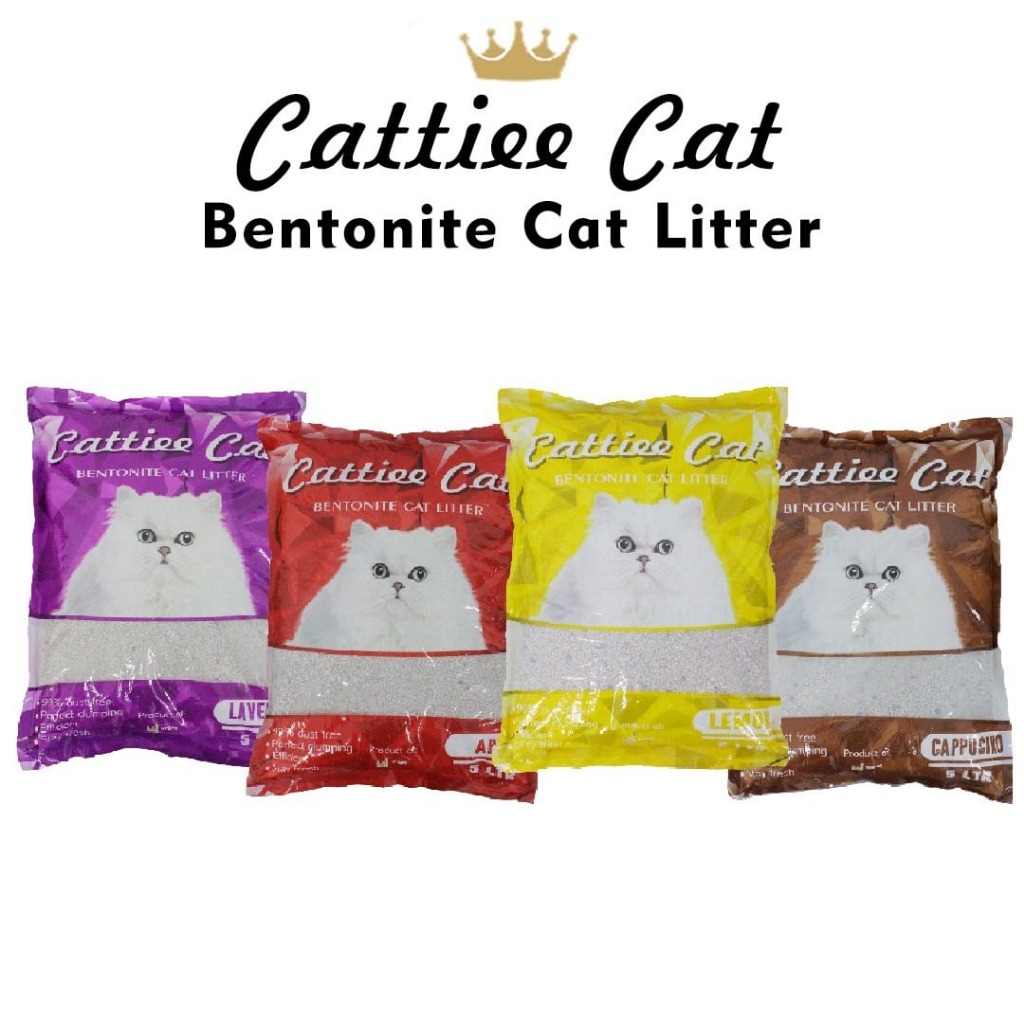 Jual Pasir Kucing CATTIEE CAT 5L – Wangi Segar, Super Gumpal, Minim ...