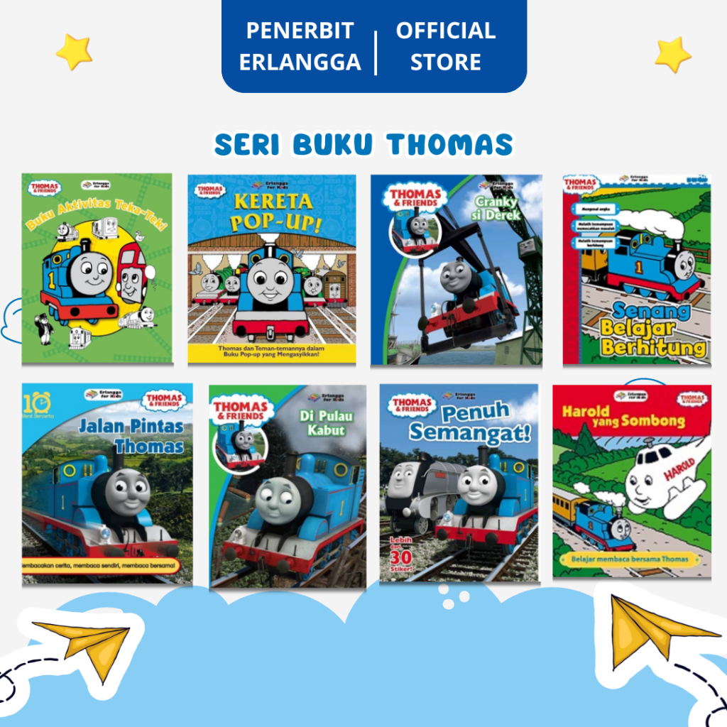 Jual [Erlangga Official] Seri Thomas & Friends | Shopee Indonesia