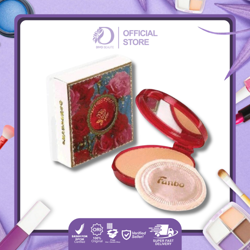 Jual Fanbo Rose 68 Pancake Compact Powder - [ ED Okt-Des 2025 ...