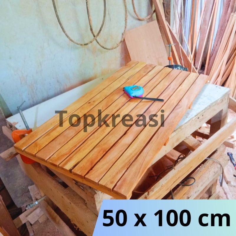 Jual Tatakan Kayu 50x100cm/Mini Palet Kayu Aesthetic Tatakan Panci Anti ...