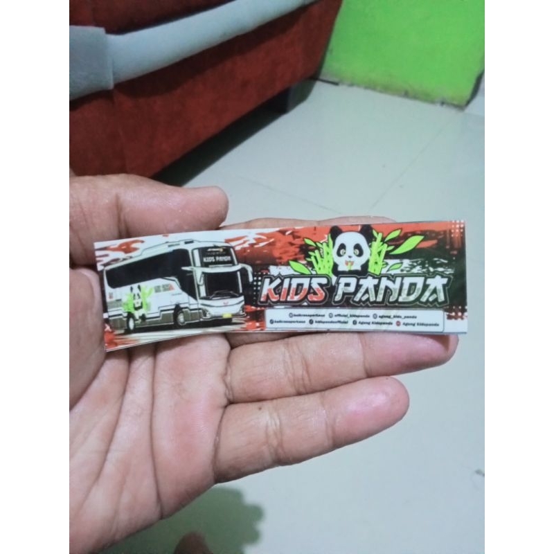 Jual stiker bus baik rasa ( kids panda ) asli dari unit vinlygraftac ...