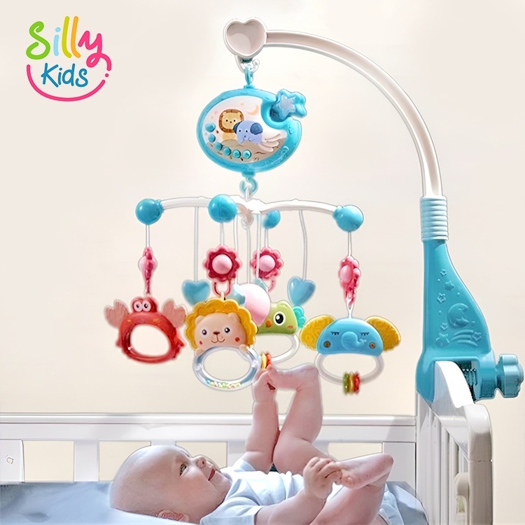 Jual Mainan Bayi / Baby Mobile / Mainan Gantung Box Bayi Musik Putar ...