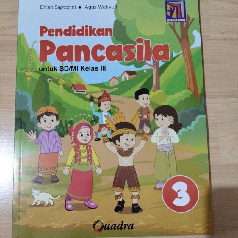 Jual Pendidikan Pancasila SD/MI Kelas 3 Kurmer Quadra Dhiah Saptorini ...