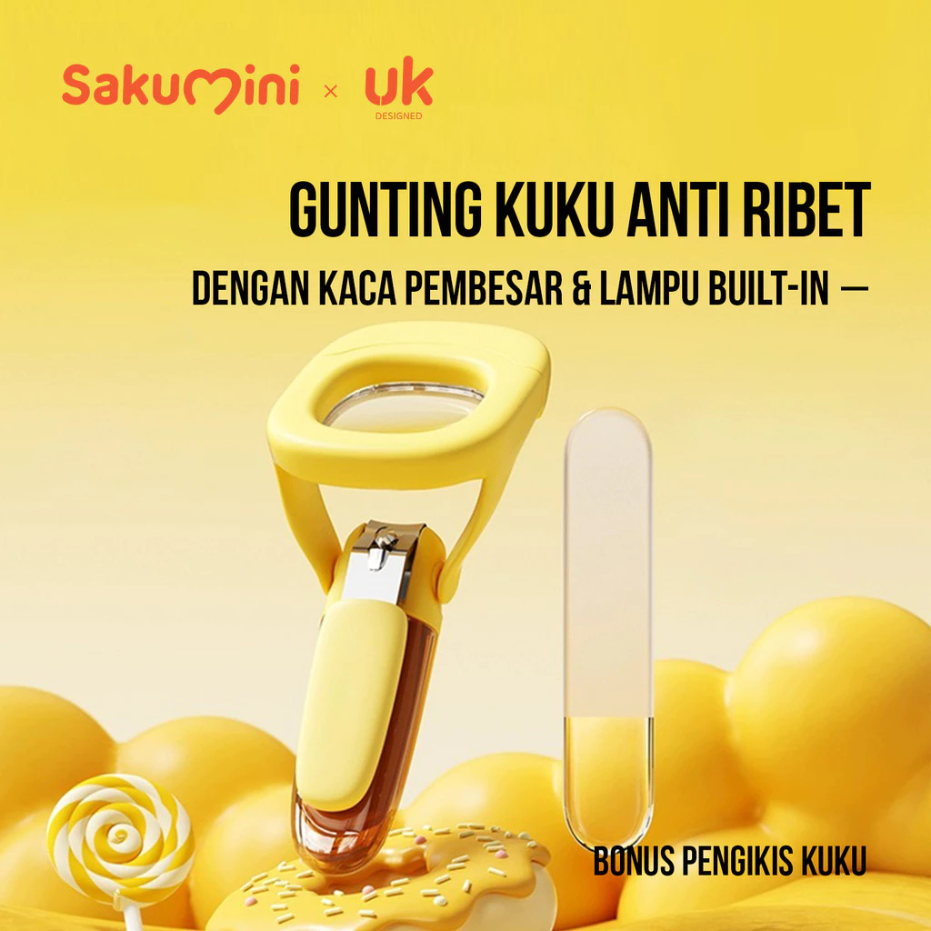 Jual Sakumini Nail Clipper Newborn Baby Gunting Kuku Anak Dewasa Aman ...