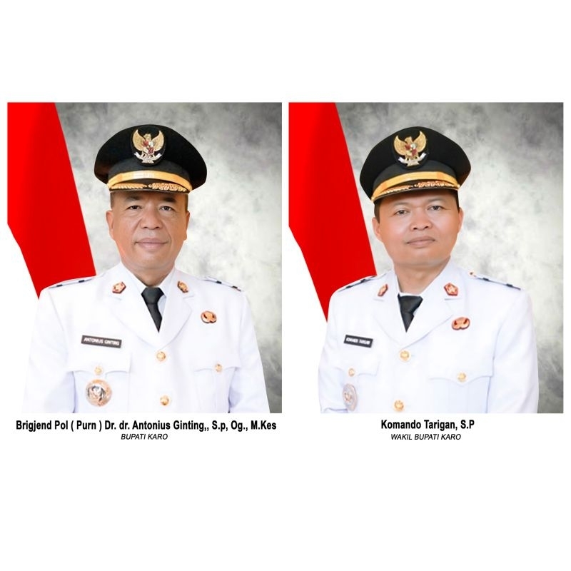 Jual Cetak Poster Foto Bupati Karo Dan Wakil Bupati Karo | Shopee Indonesia