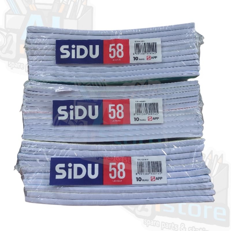 Jual BUKU TULIS SIDU 58 LEMBAR 1PACK | Shopee Indonesia