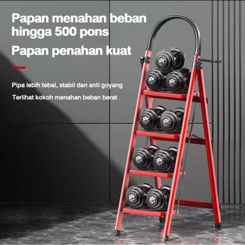 Jual Tangga 3/4/5/6 Step Tangga Lipat Multifungsi Lipat Tangga Besi ...