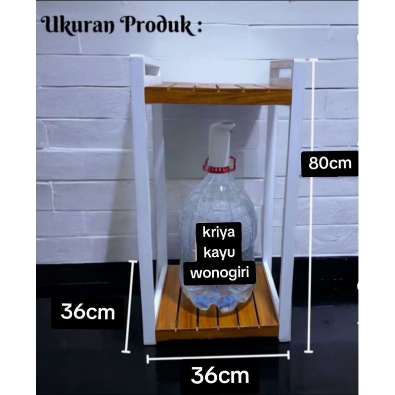 Jual Meja Magicom dan dispenser galon/ Rak Serbaguna 2 susun | Shopee ...