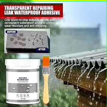 Jual (QM) Lem Transparan Jaysuing 300Gram + Kuas Cat Anti Bocor ...