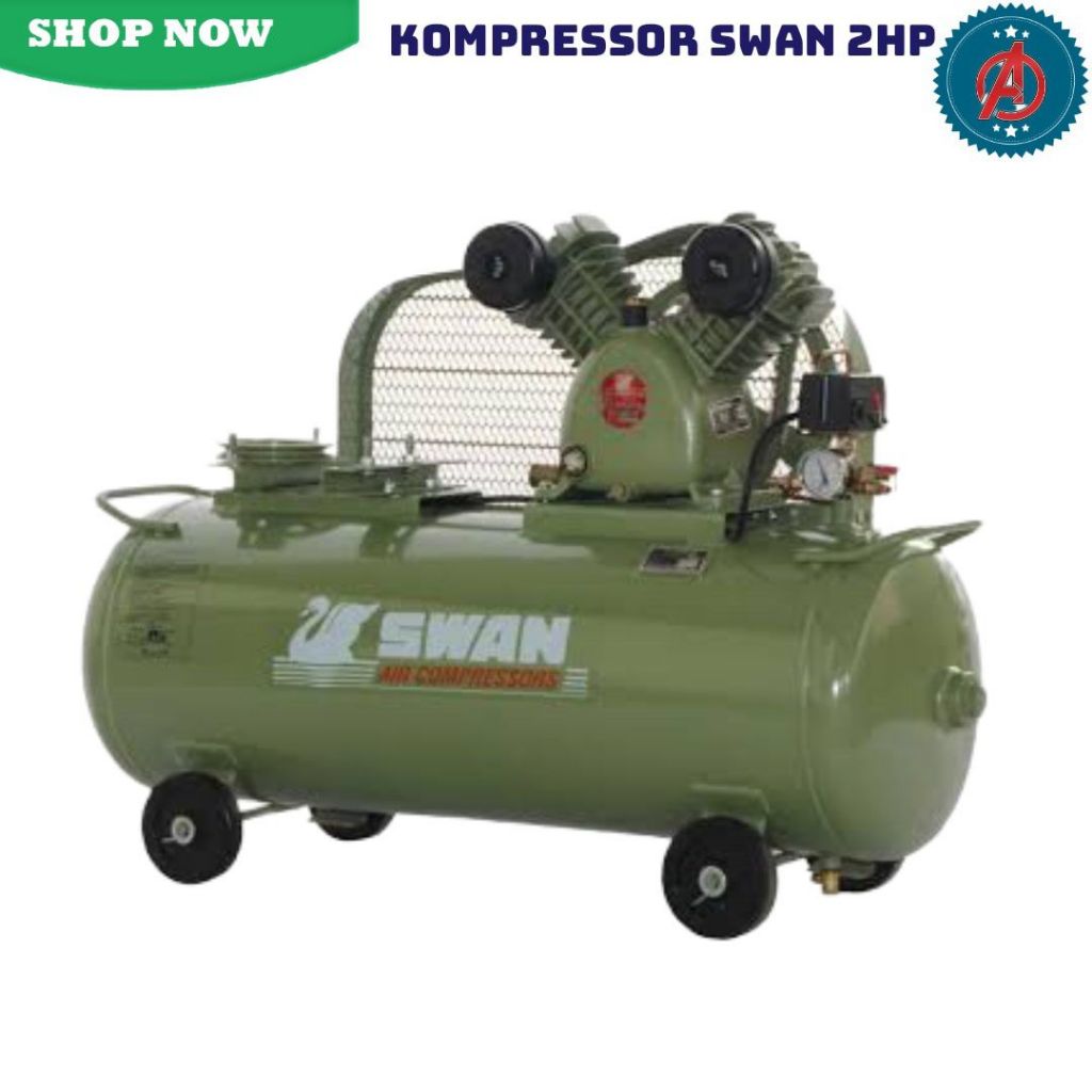 Jual Kompresor Angin Unloading Swan 2HP SVU-202 / Compressor Swan SVU ...