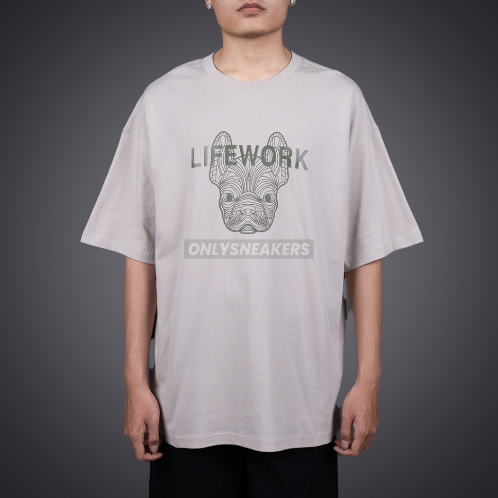 Jual LIFEWORK KOREA EVER GREEN FOG EIGHTTON SAND TEE | Shopee Indonesia