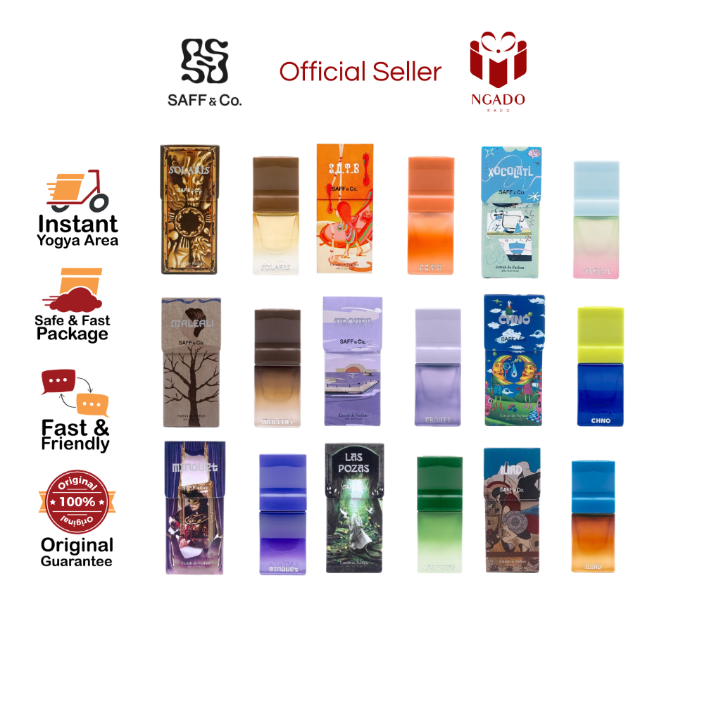 Jual SAFF & Co. Extrait de Parfume Mini Size 5ml & 8ml Travel Size ...