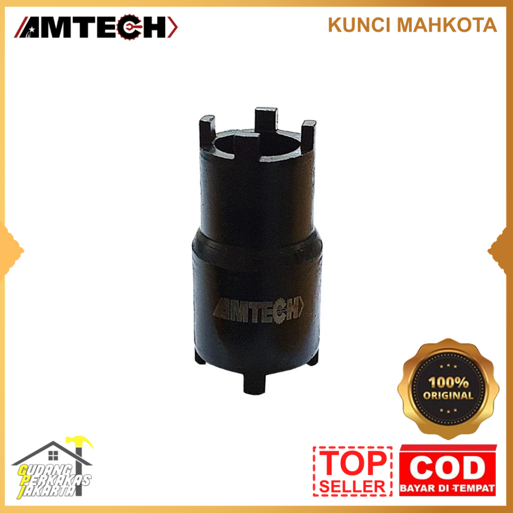 Jual Amtech Kunci Mur Kopling Treker Mahkota - Double Crown Socket 1/2 Inch ORIGINAL | Shopee ...