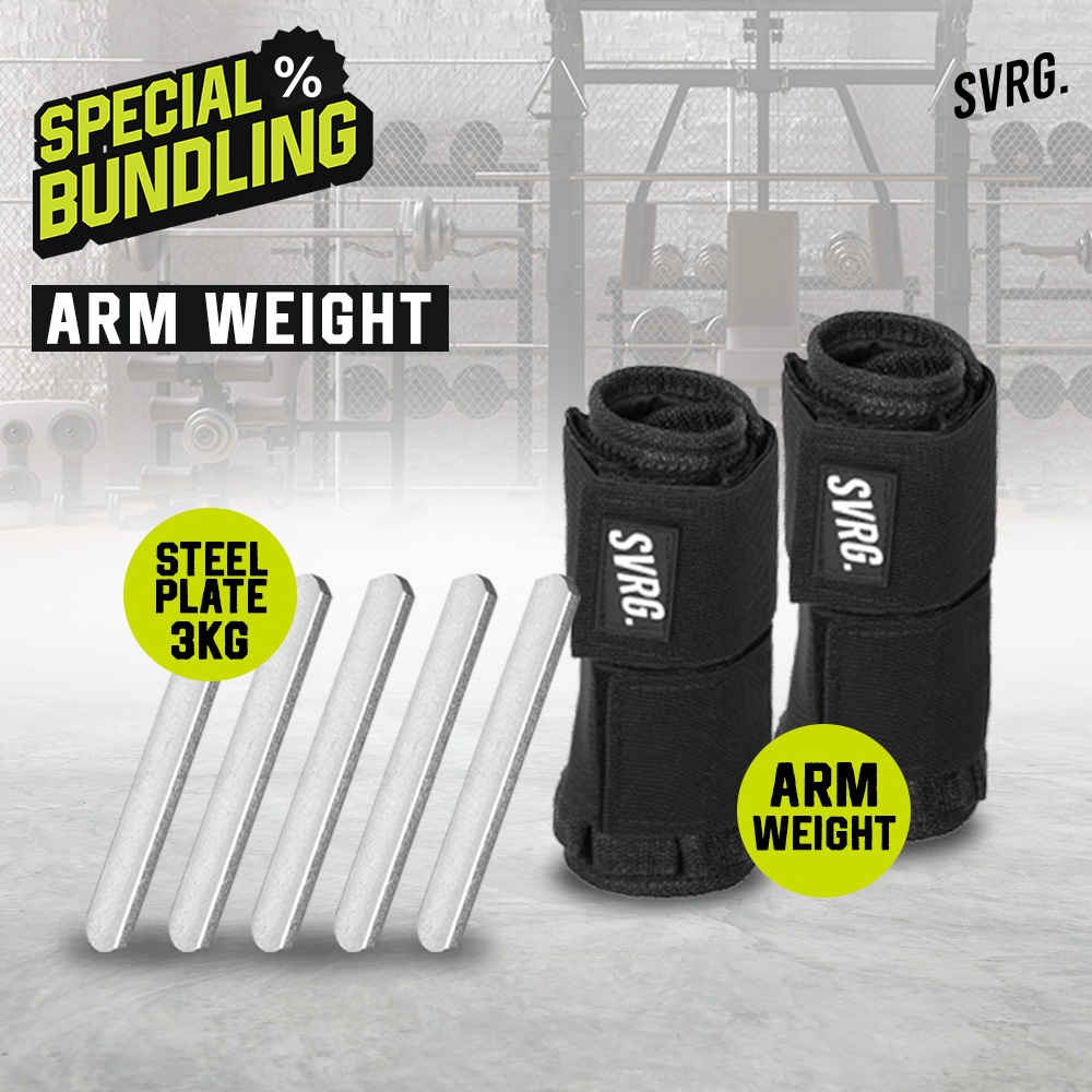Jual SVRG SPECIAL BUNDLE POWER ARM - ARM WEIGHT + STEEL PLATE 3KG ...