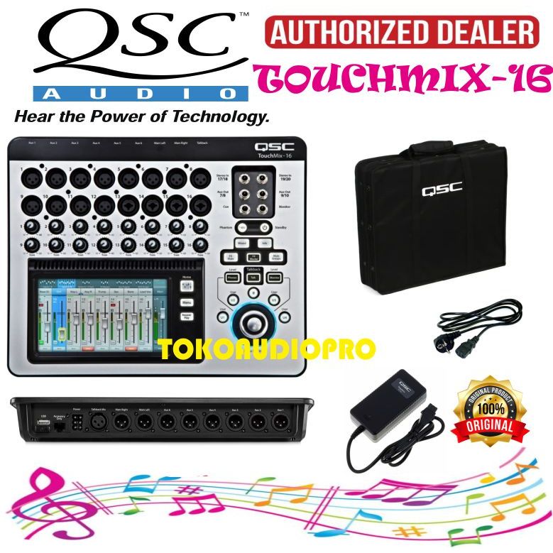 Jual QSC TouchMix 16 22-channel Touchscreen Digital Mixer TM16 | Shopee ...