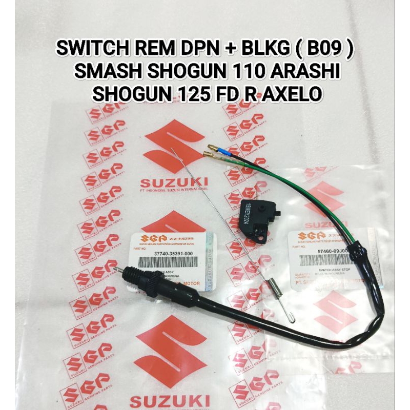 Jual SWITCH REM DEPAN + BELAKANG ( B09 ) SUZUKI SMASH LAMA SMASH NEW ...