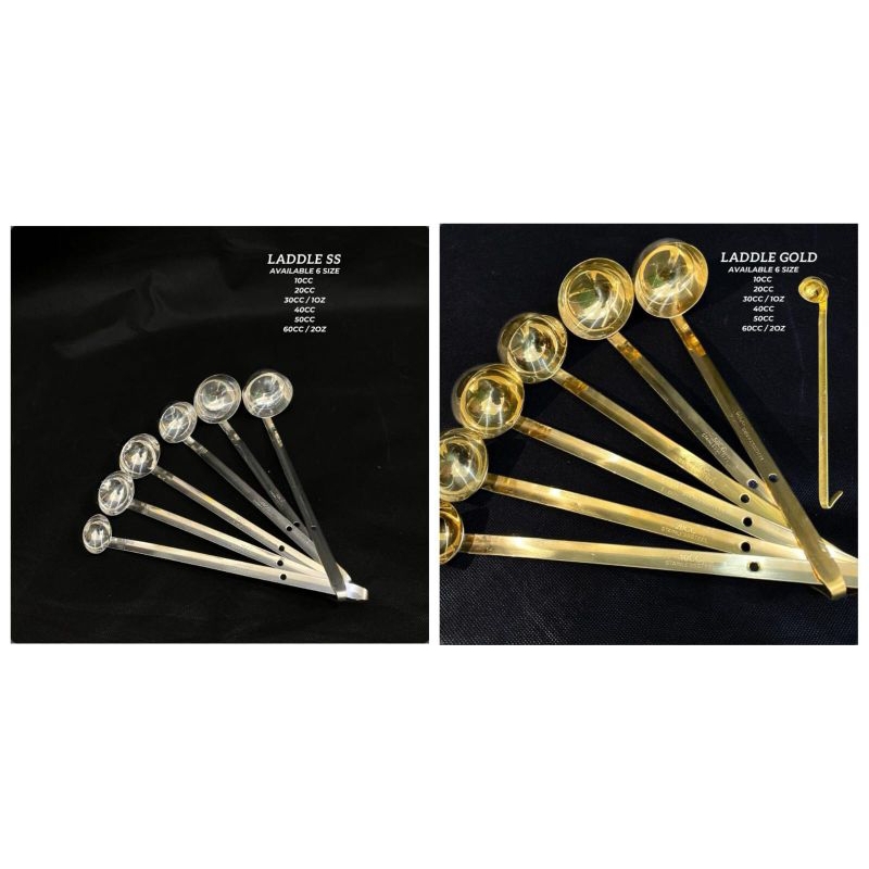 Jual Ladle Stainless Steel / Silver / Gold / Ladle Ladel Sendok Centong ...
