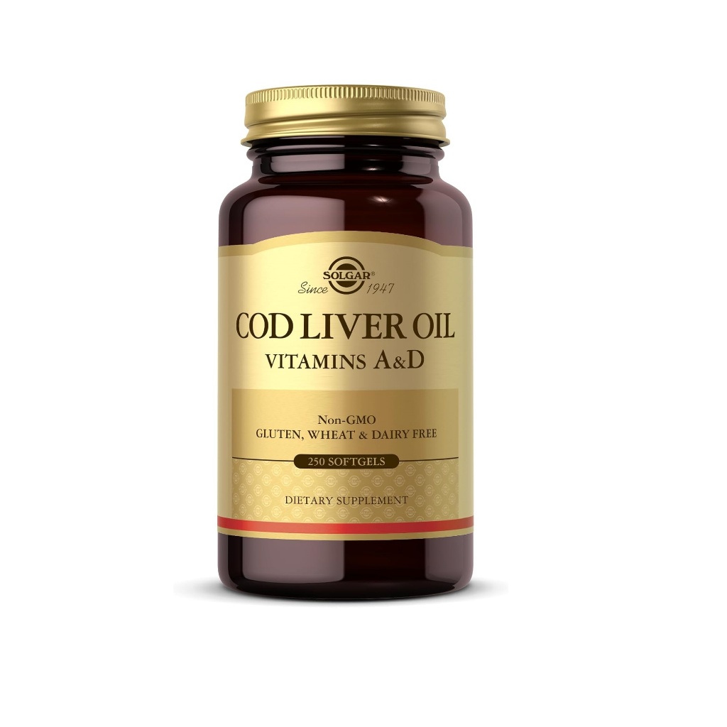 Jual Solgar Cod Liver Oil Provides Vitamins A & D Softgel | Shopee ...