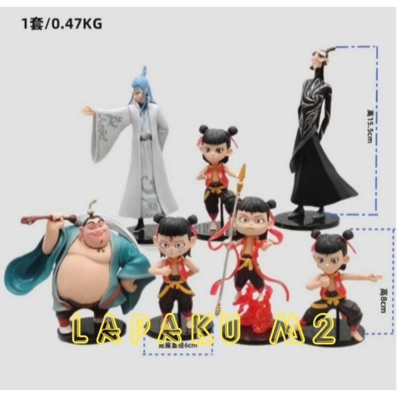 Jual Action Figure Nezha Ne zha 2 Set isi 7pcs | Shopee Indonesia