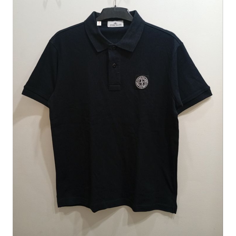 Jual STONE ISLAND BLACK POLO SHIRT | Shopee Indonesia