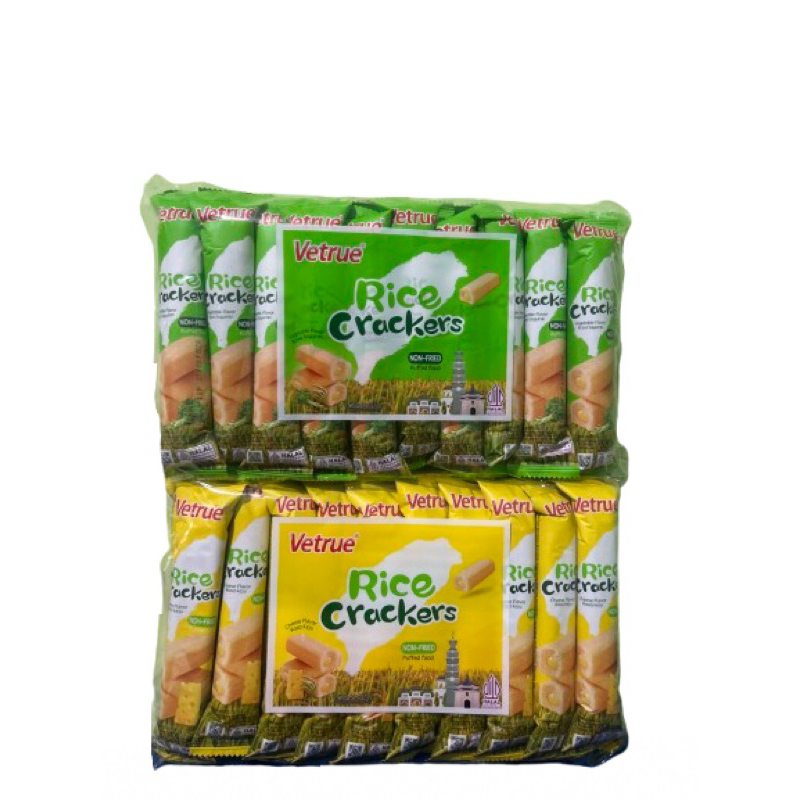 Jual Vetrue Taiwan Rice Crackers Bentuk Stick Rasa Cheese & Vegetable ...