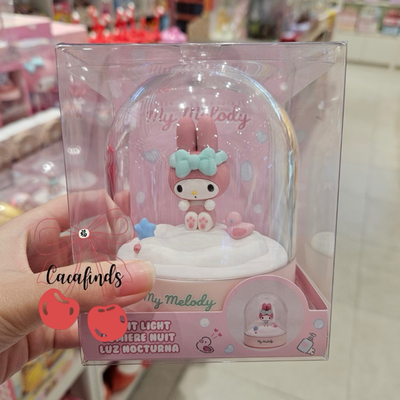 Jual MINISO x Sanrio‼️LED Night Lamp Light Snow Globe / Lampu Tidur ...