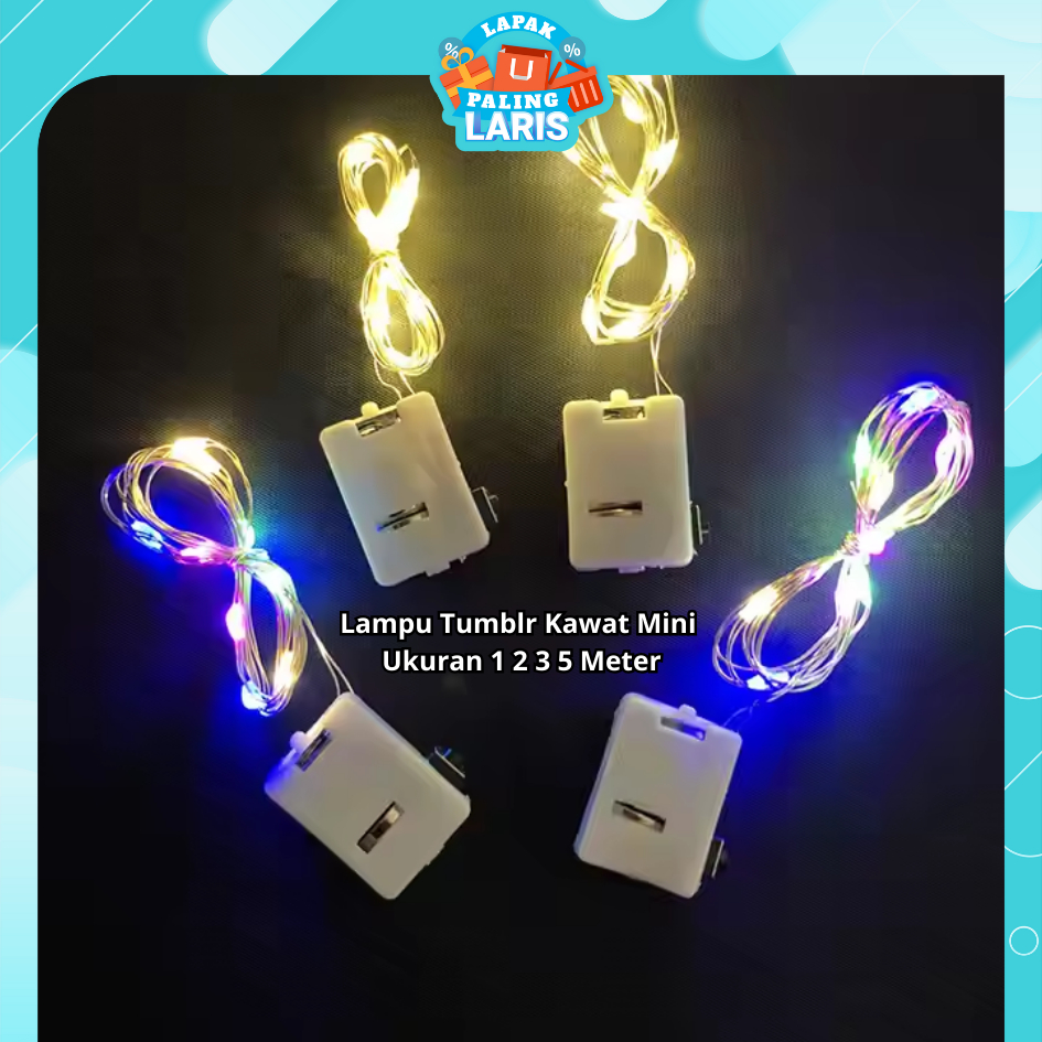 Jual LPL Lampu Tumblr Kawat Mini 1 2 3 5 Meter Lampu Hias Dekorasi Gift ...
