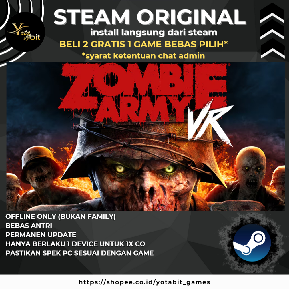 Jual Zombie Army VR PC Game Original Offline | Shopee Indonesia