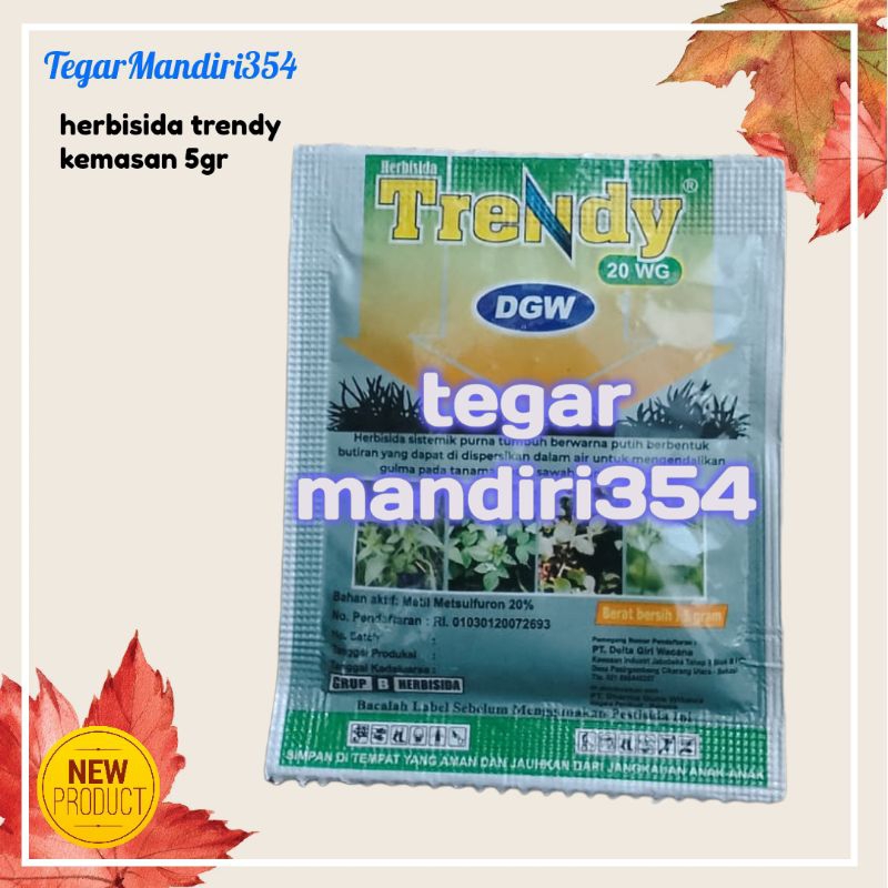 Jual Herbisida metil metsulfuron 5gram Dgw herbisida trendy 20wp Trendi ...