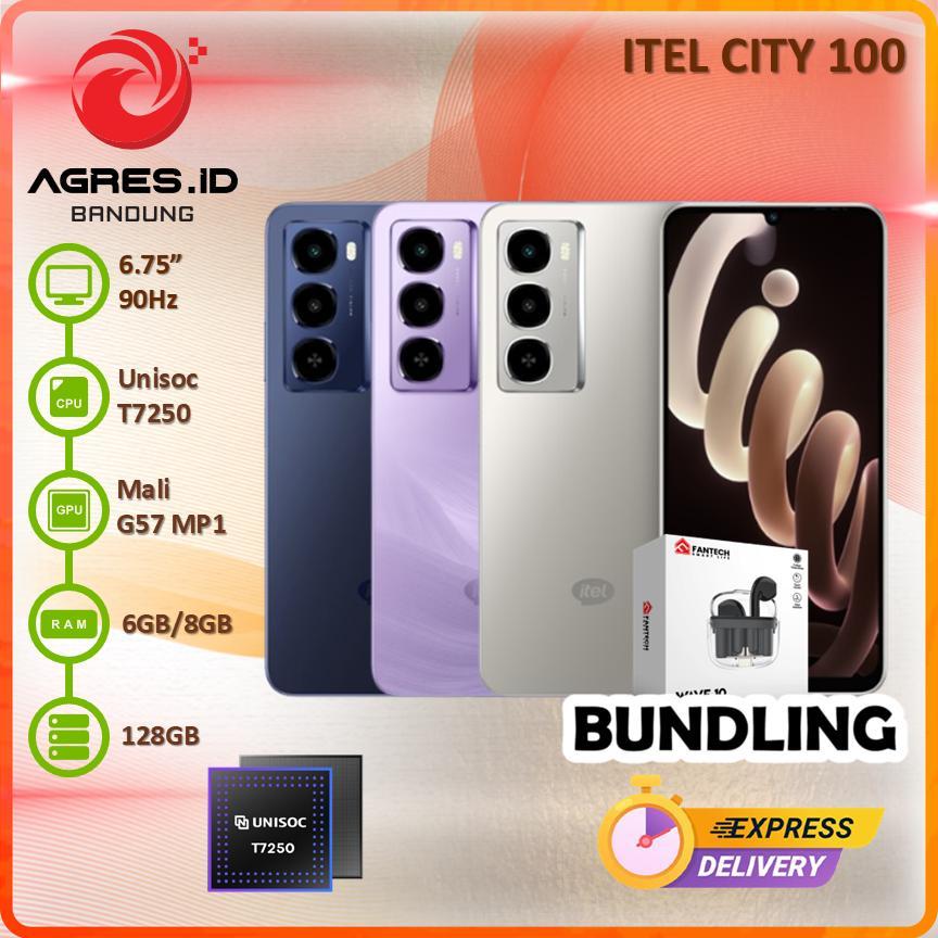 Jual ITEL CITY 100 6GB/8GB 128GB GARANSI RESMI INDONESIA | Shopee Indonesia